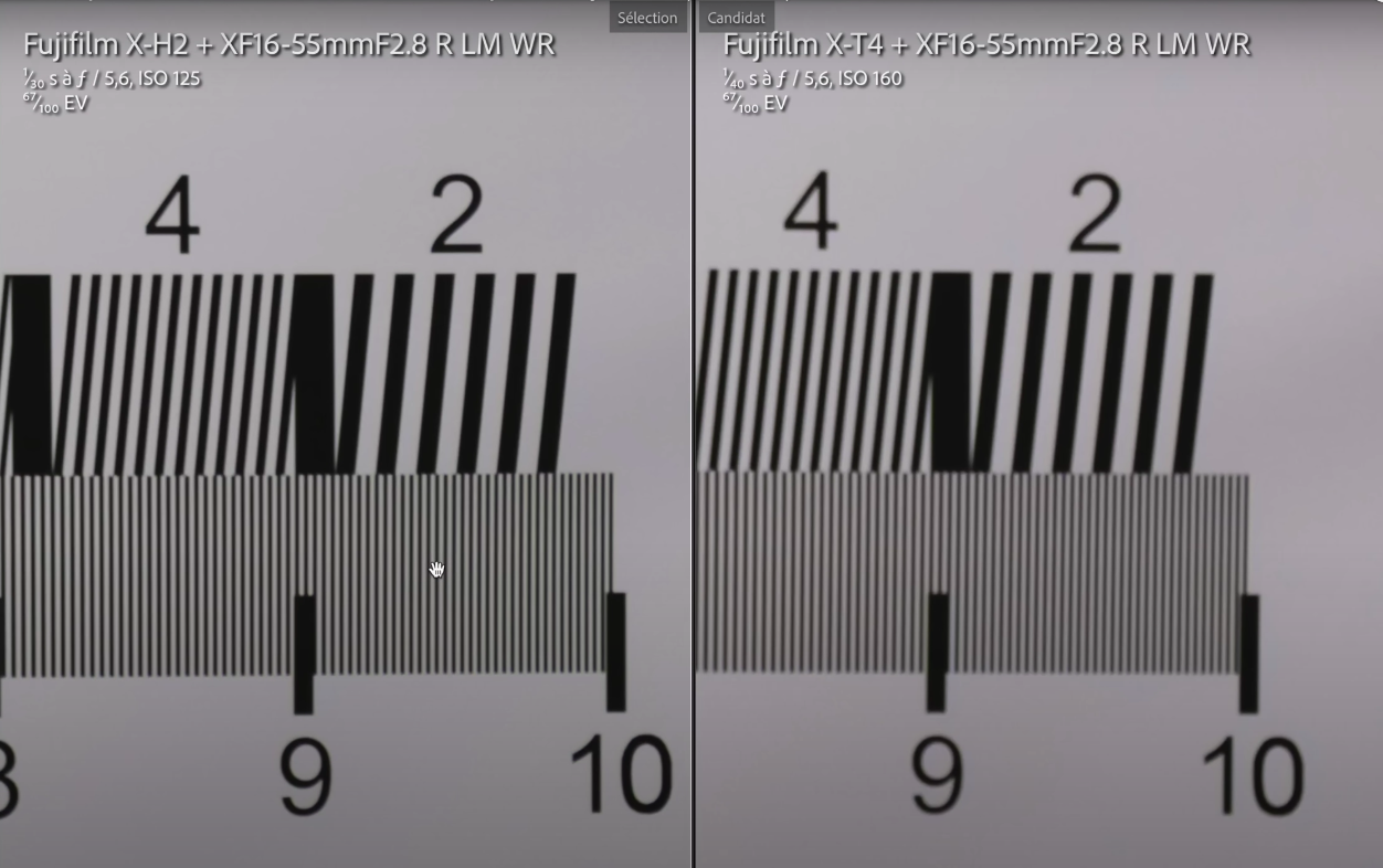 Capteur 40 Mpx Fujifilm : comparatif avec 26 Mpx